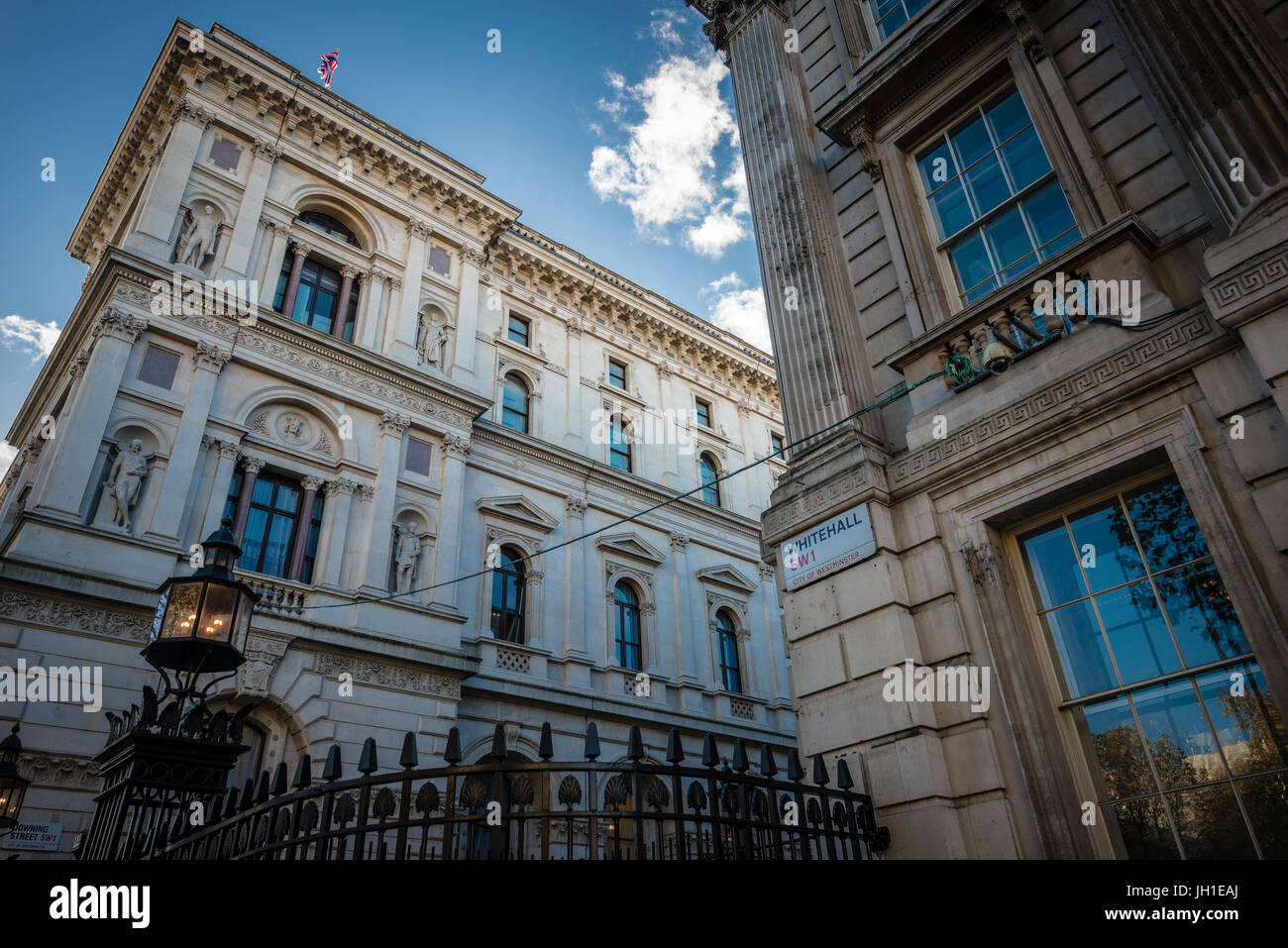 10 Downing Street, Whitehall, Westminster, London, United Kingdom Stock ...