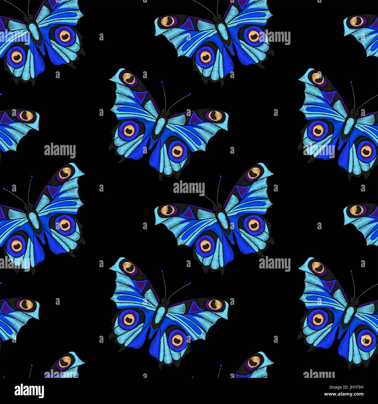 Vector Illustration of embroidery Patch for Design, Fashion, Background ...