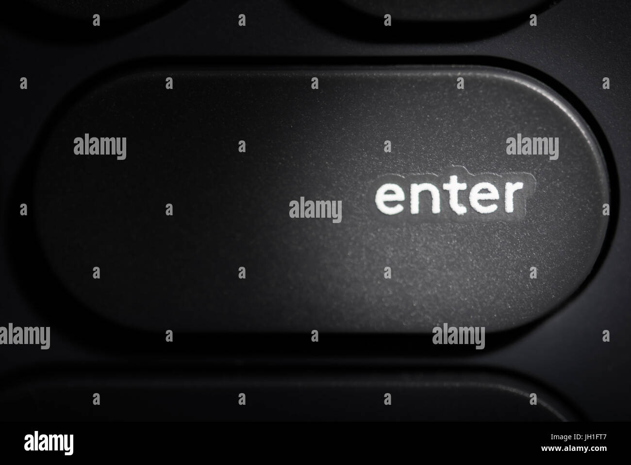 Enter Button on Computer Keyboard Stock Photo - Alamy