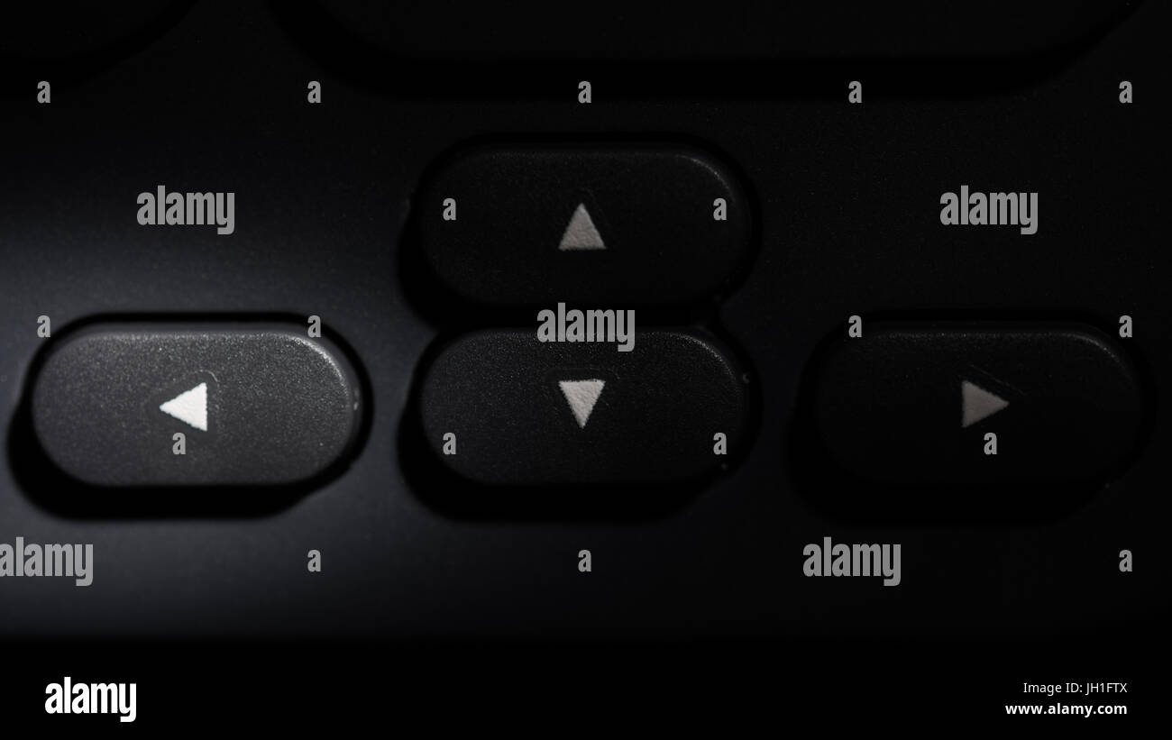 Left key Button on Computer Keyboard Stock Photo - Alamy