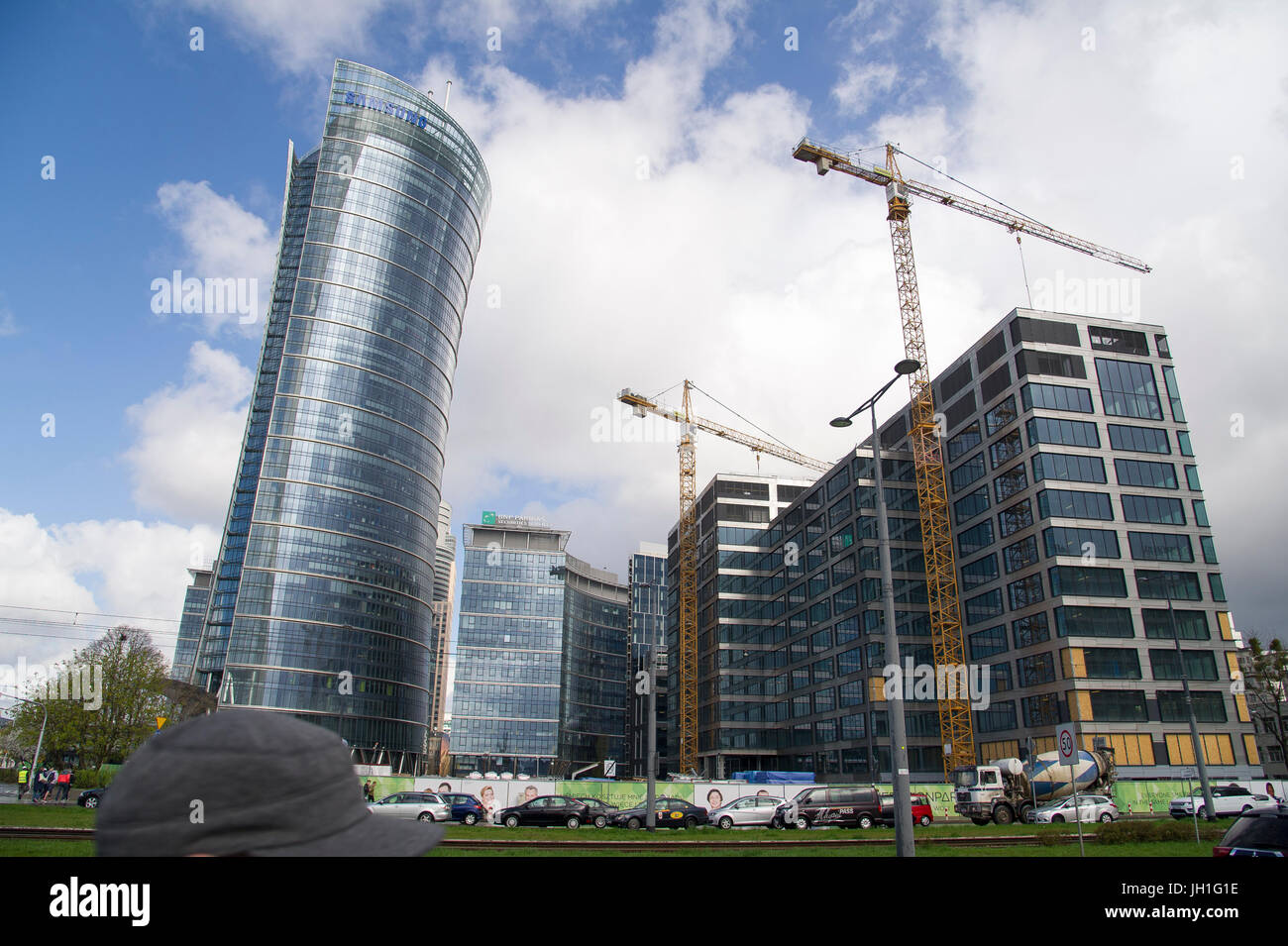 220 meter Neomodern Warsaw Spire office skyscraper is the second ...