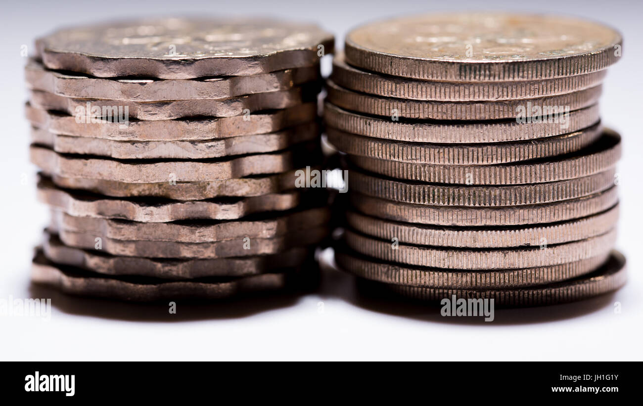 Budget and Coins Stock Photo - Alamy