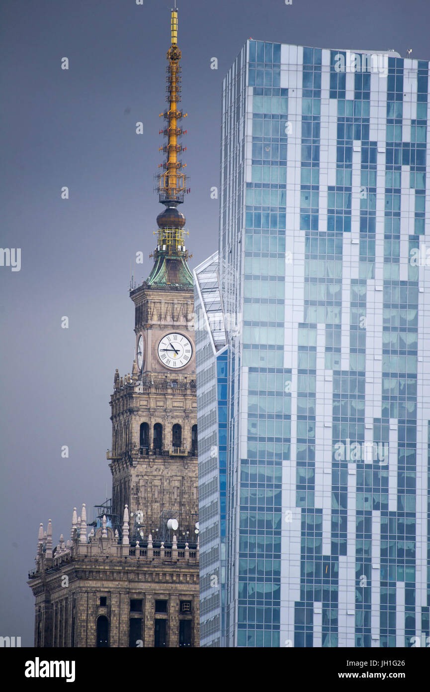 237 meter Palace of Culture and Science (Palac Kultury i Nauki PKiN ...