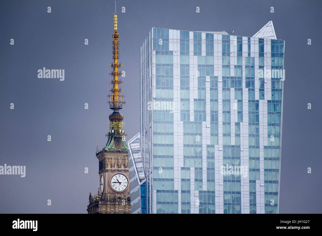 237 meter Palace of Culture and Science (Palac Kultury i Nauki PKiN ...