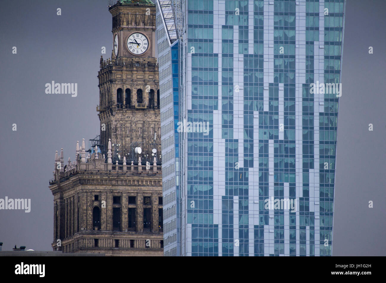 237 meter Palace of Culture and Science (Palac Kultury i Nauki PKiN ...
