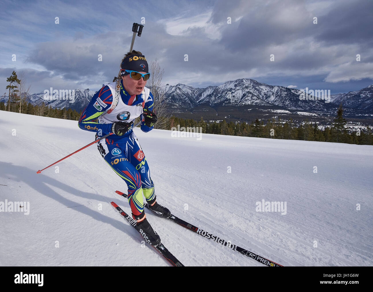 Marie Dorin Habert of France Canmore Biathlon IBU World Cup Womans ...