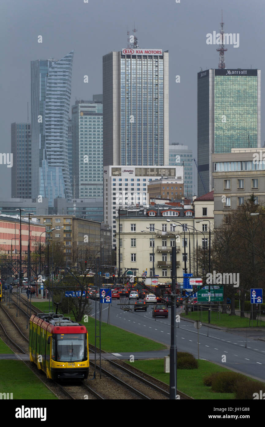192 meter residential skyscraper Zlota 44, 164 meter Hotel ...