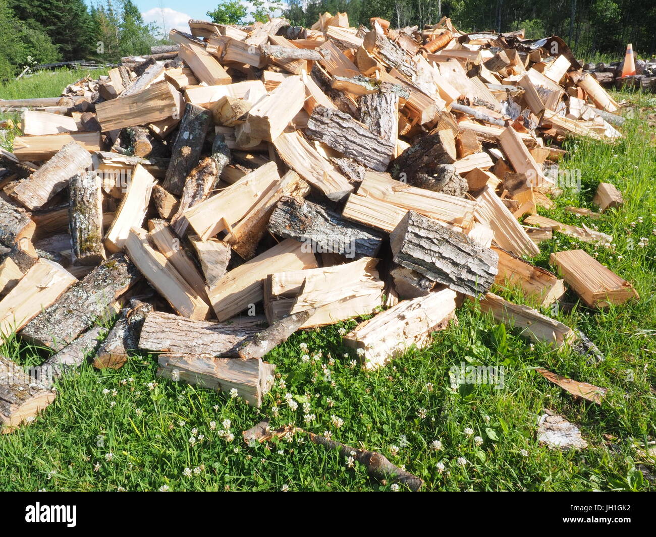 Pile of split firewood Stock Photo - Alamy Pile of split firewood Stock Photo - Alamy