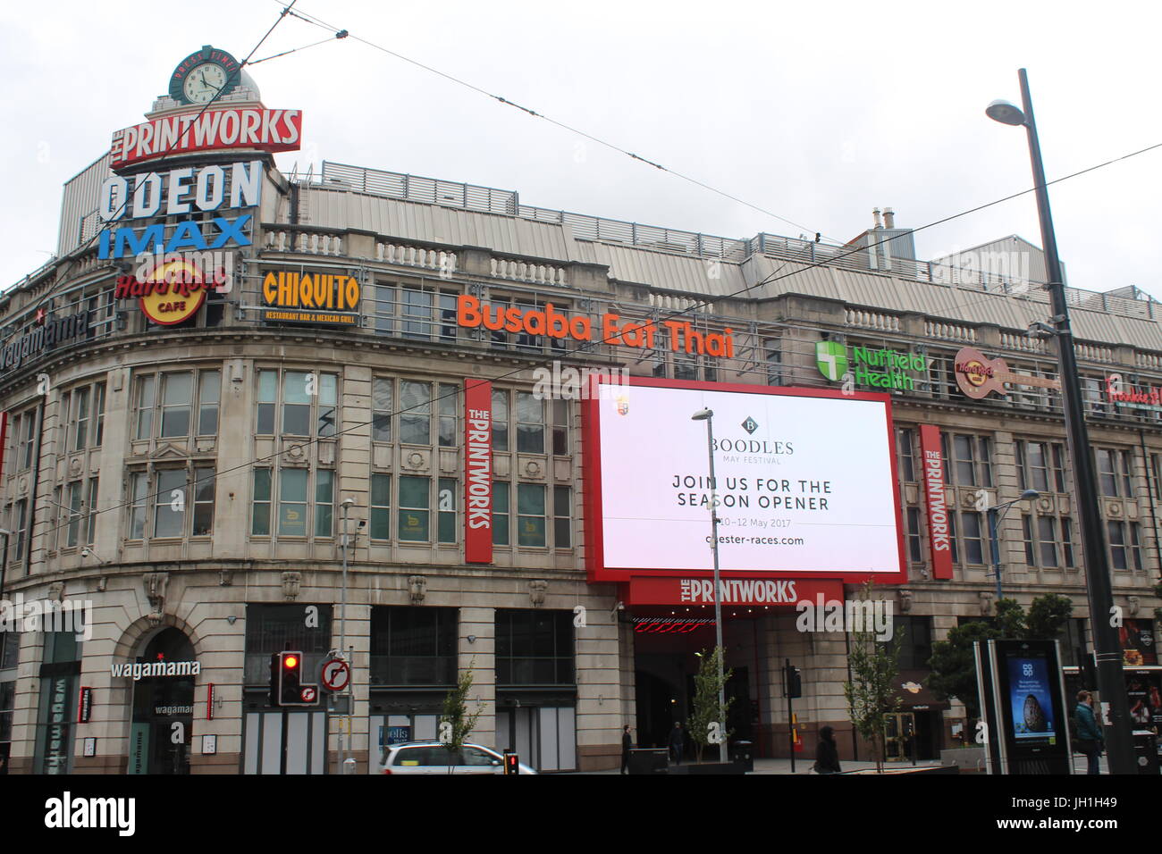 The Printworks Entertainment Complex, Manchester City Centre Stock ...