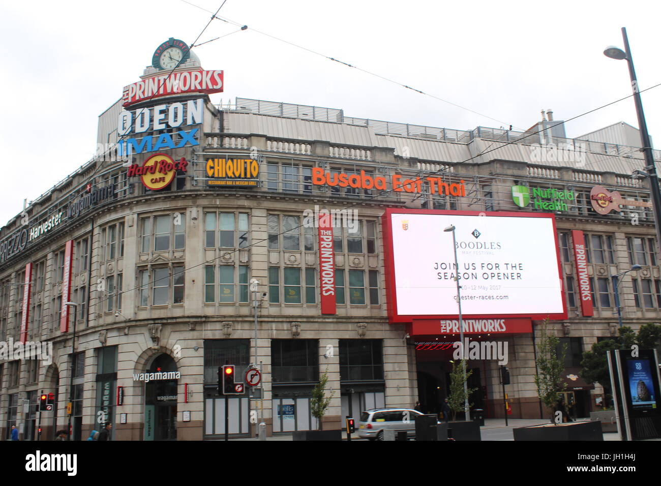 The Printworks Entertainment Complex, Manchester City Centre Stock ...