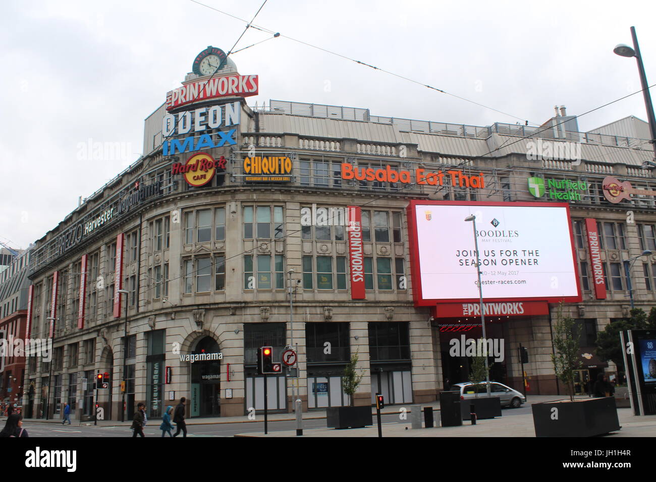 The Printworks Entertainment Complex, Manchester City Centre Stock ...