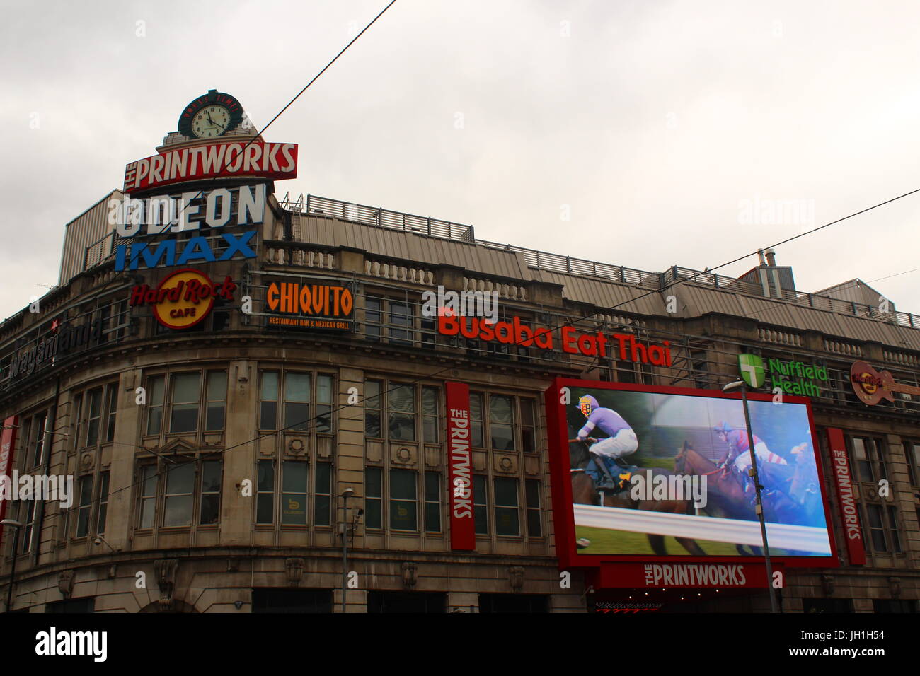The Printworks Entertainment Complex, Manchester City Centre Stock ...