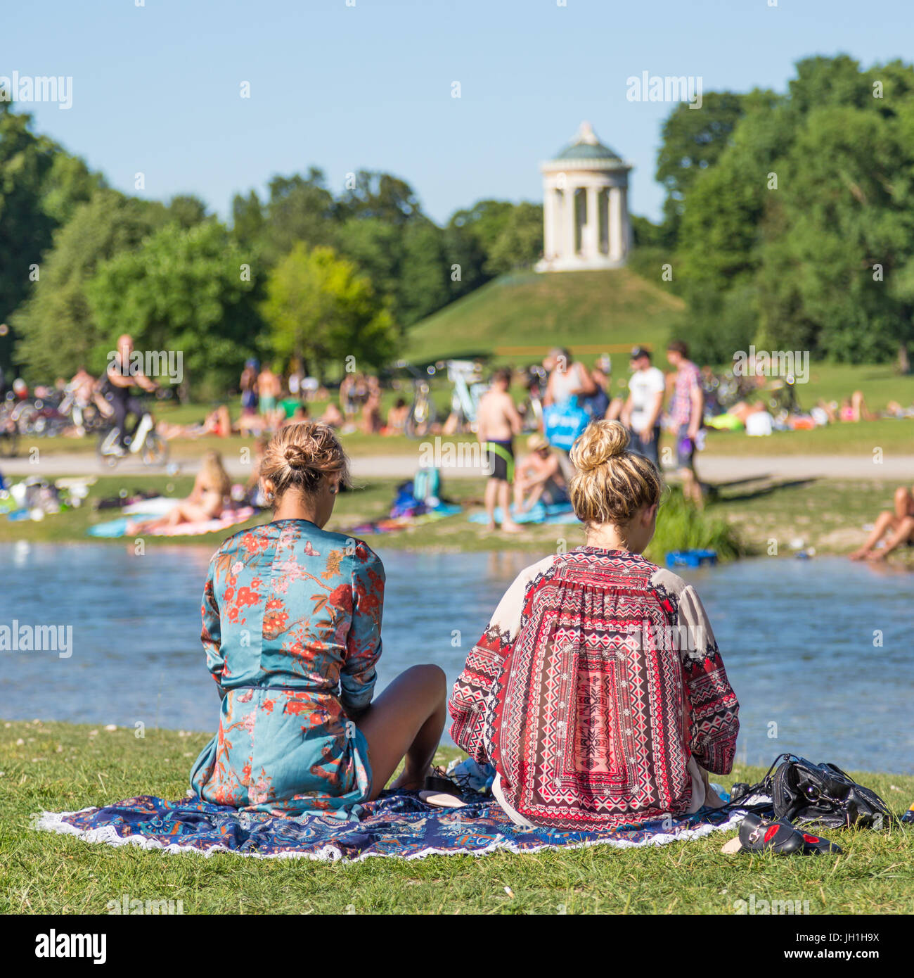 Germany park sun tanning hi-res stock photography and images - Alamy