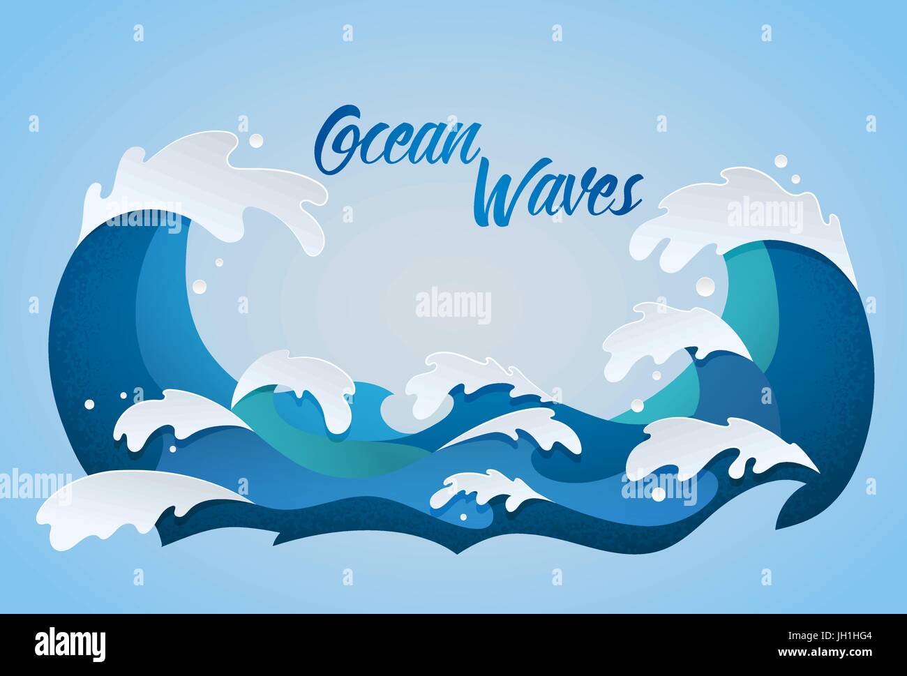 Cartoon ocean hi-res stock photography and images - Alamy