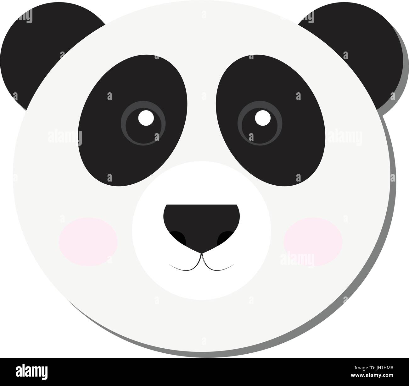 Isolated panda face Stock Vector Image & Art - Alamy