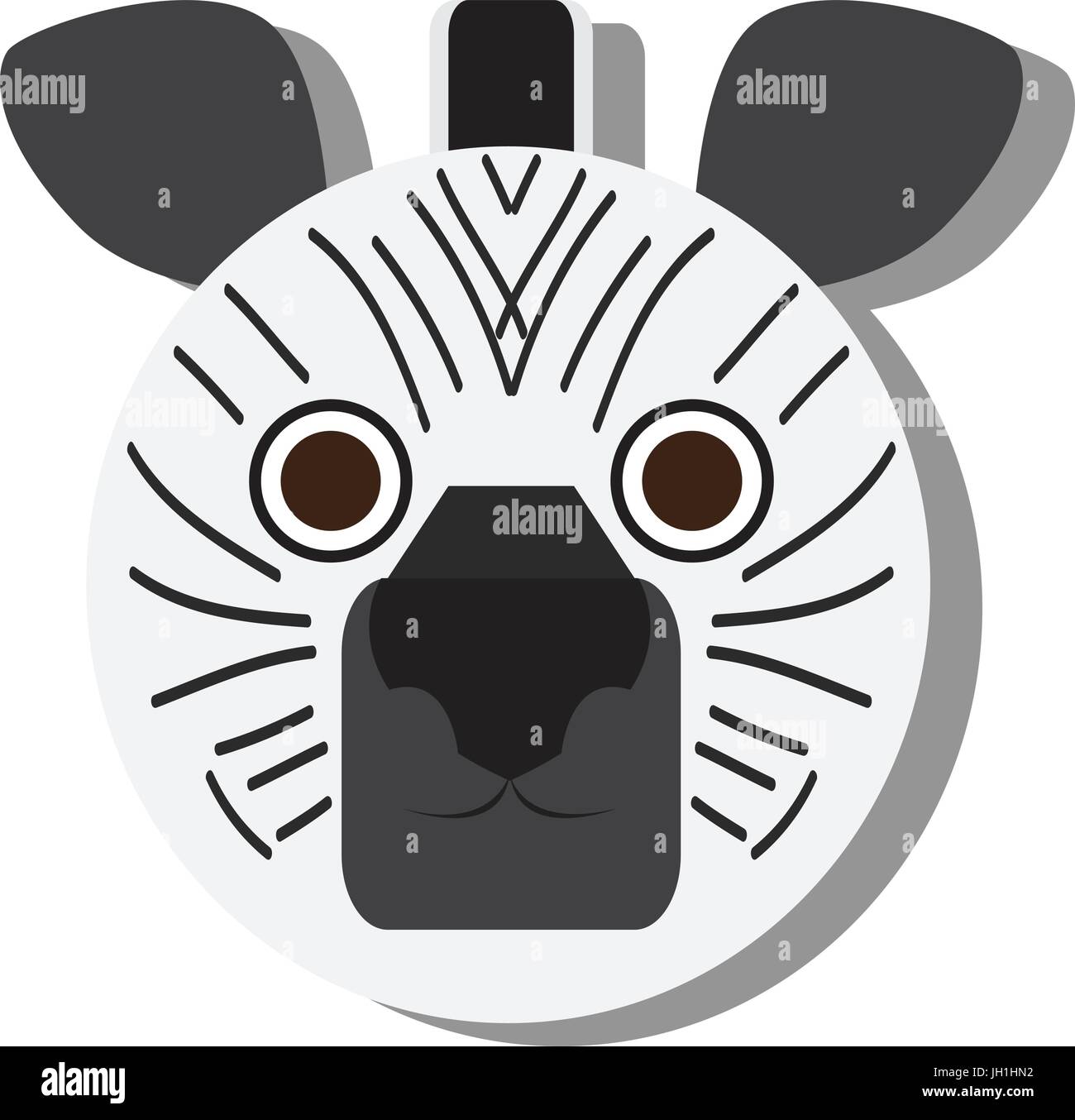 Zebra shape Stock Vector Images - Alamy