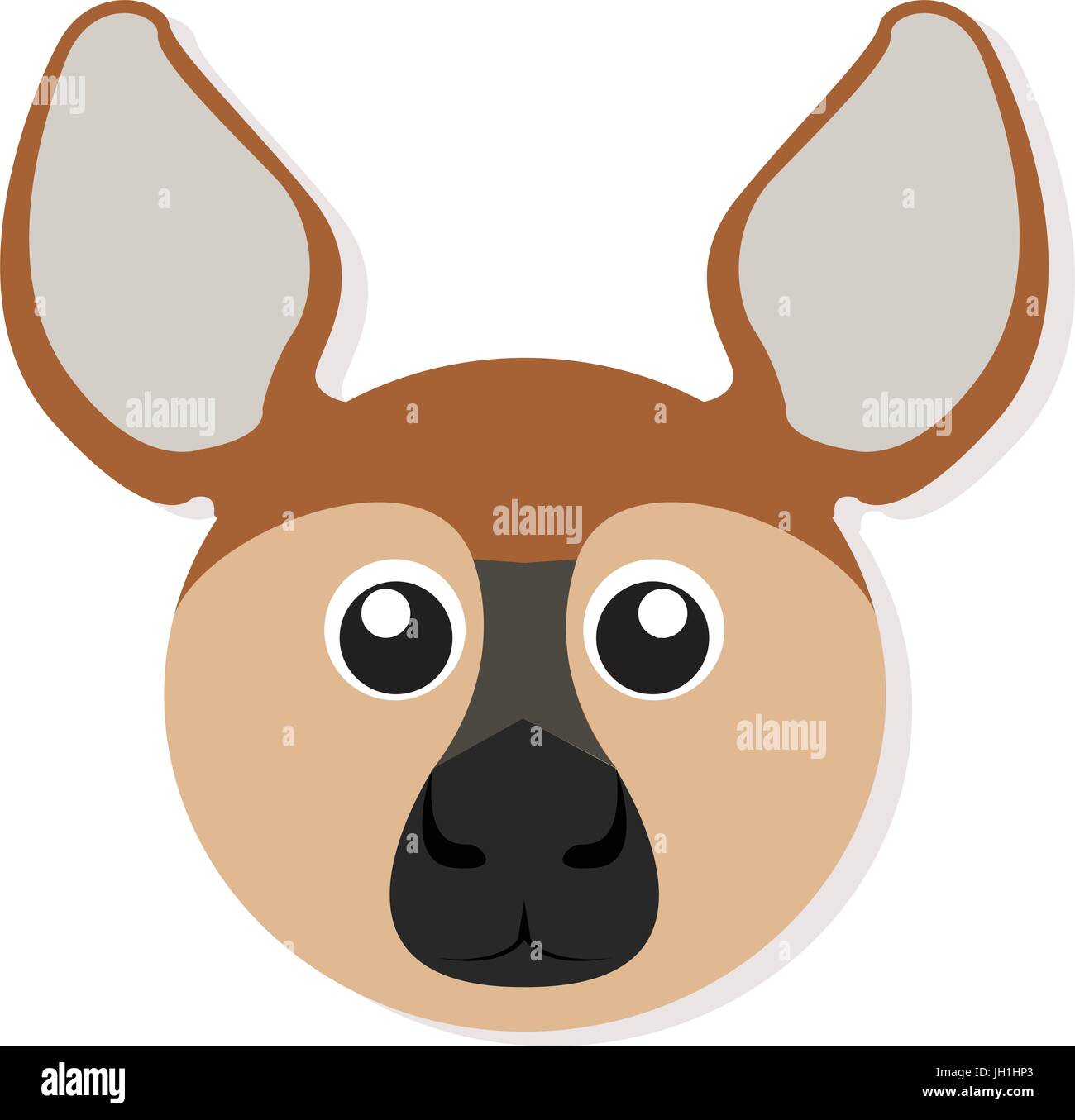 Isolated deer face Stock Vector Image & Art - Alamy