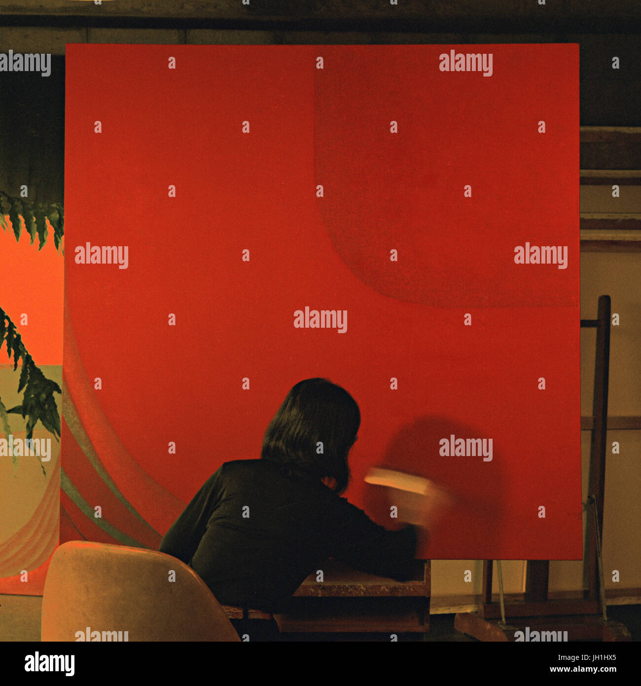 Painter, artist, Tomie Othake, São Paulo, Brazil Stock Photo - Alamy