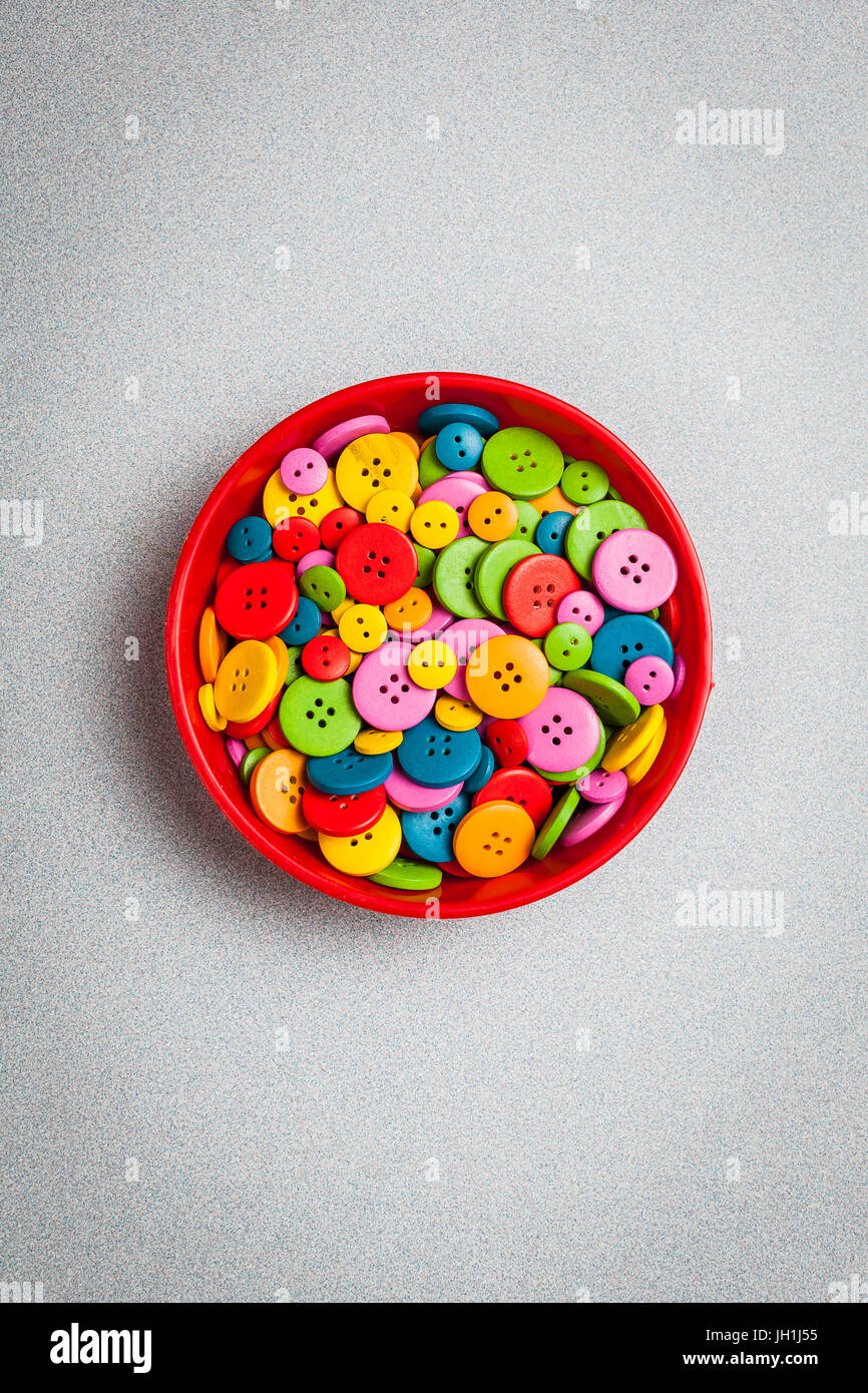 Coloured buttons coat hi-res stock photography and images - Alamy