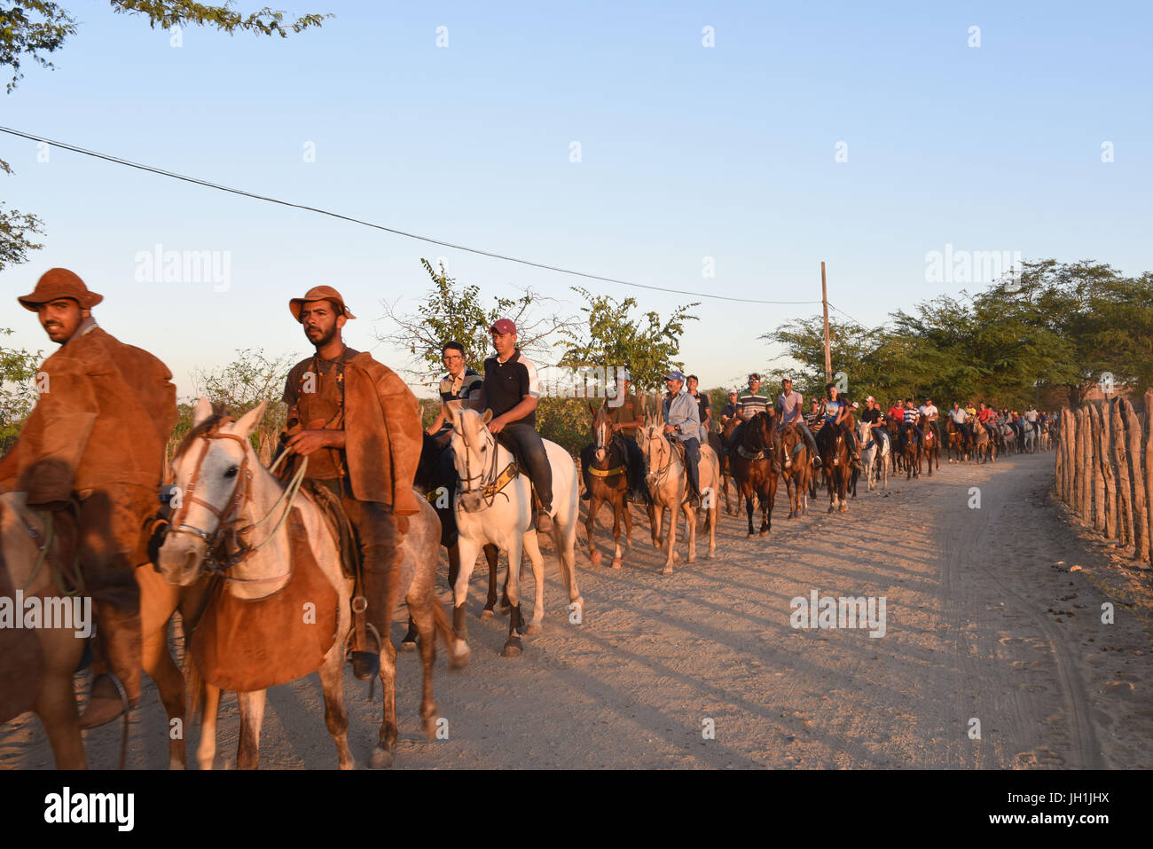 Procession, Cowboy party, 2017, Caatinga, Boa Vista, Paraíba, Brazil ...