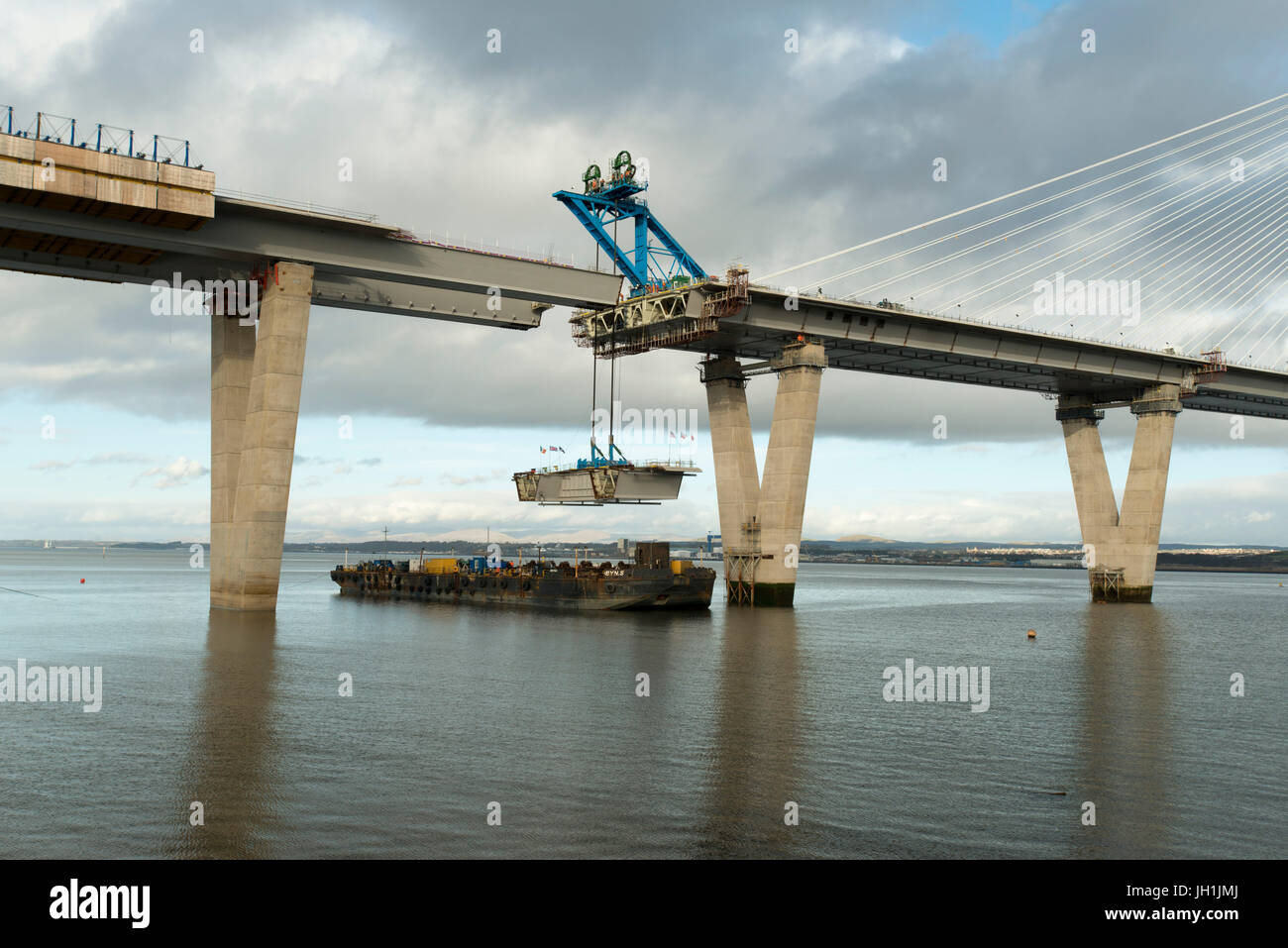 Friday 3rd of February 2017: Queensferry Crossing. The final part of ...
