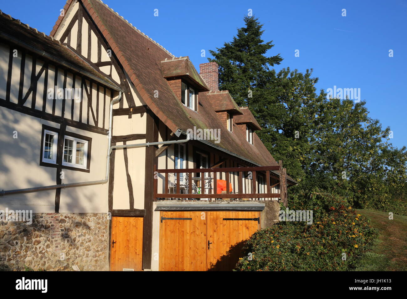 Normandy house. France Stock Photo - Alamy