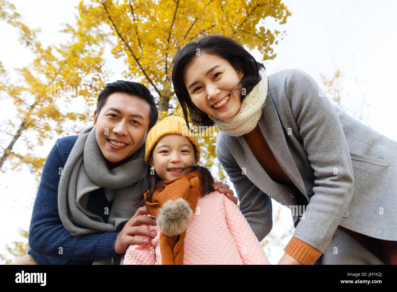 Portrait of happy family Stock Photo - Alamy
