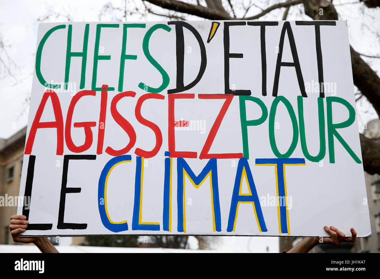 Climate slogan hi-res stock photography and images - Alamy