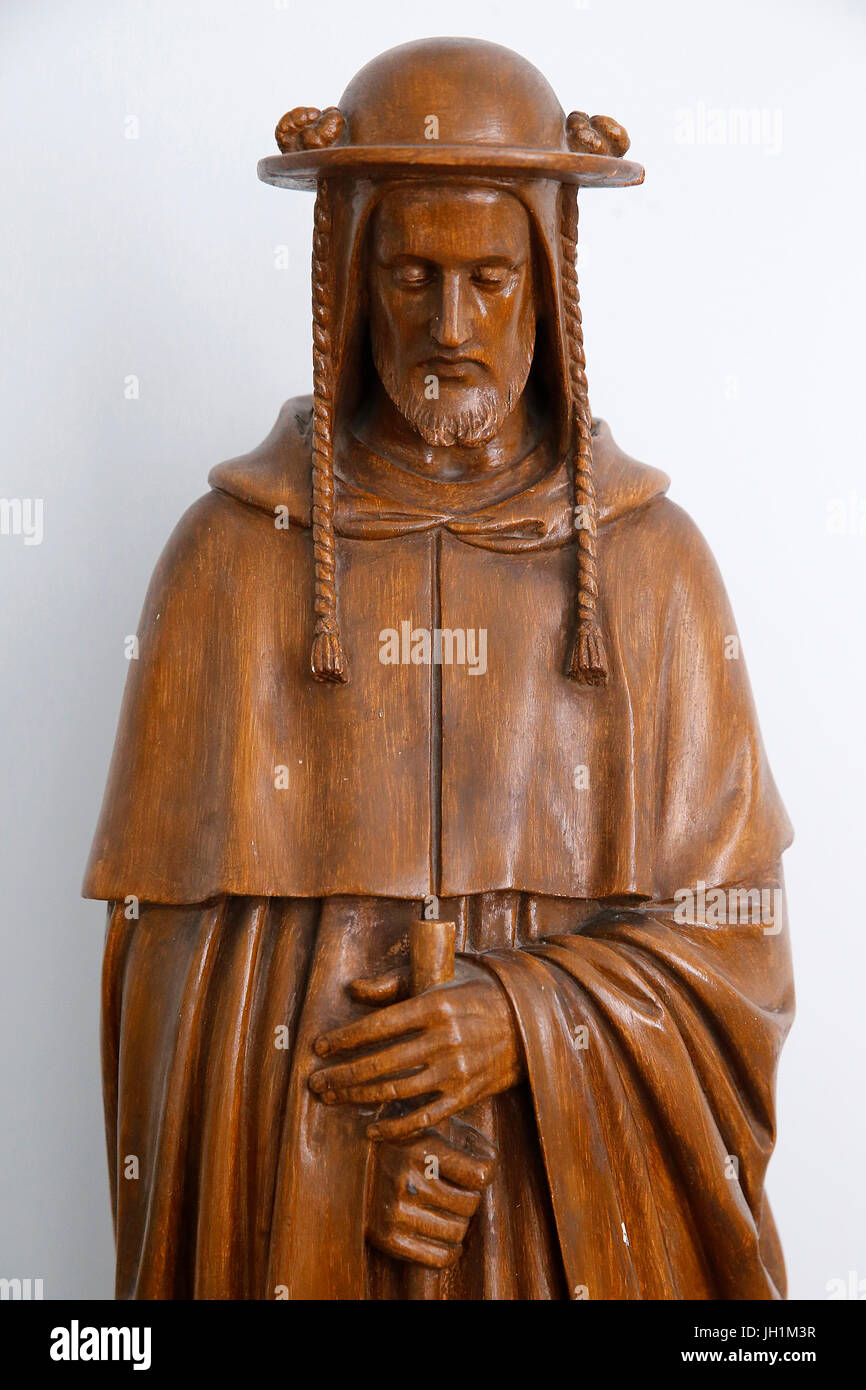 Monk Statue. France Stock Photo - Alamy