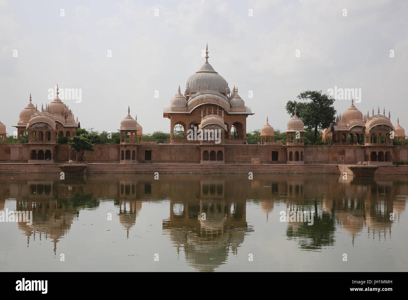 Kusum Sarovar, a historical sandstone monument between Govardhan and ...