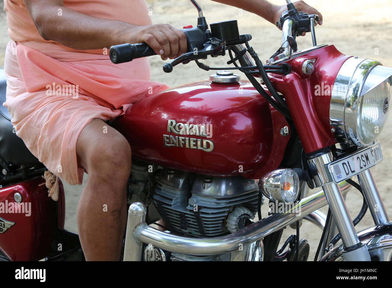 Indian motorcyclist. India Stock Photo - Alamy
