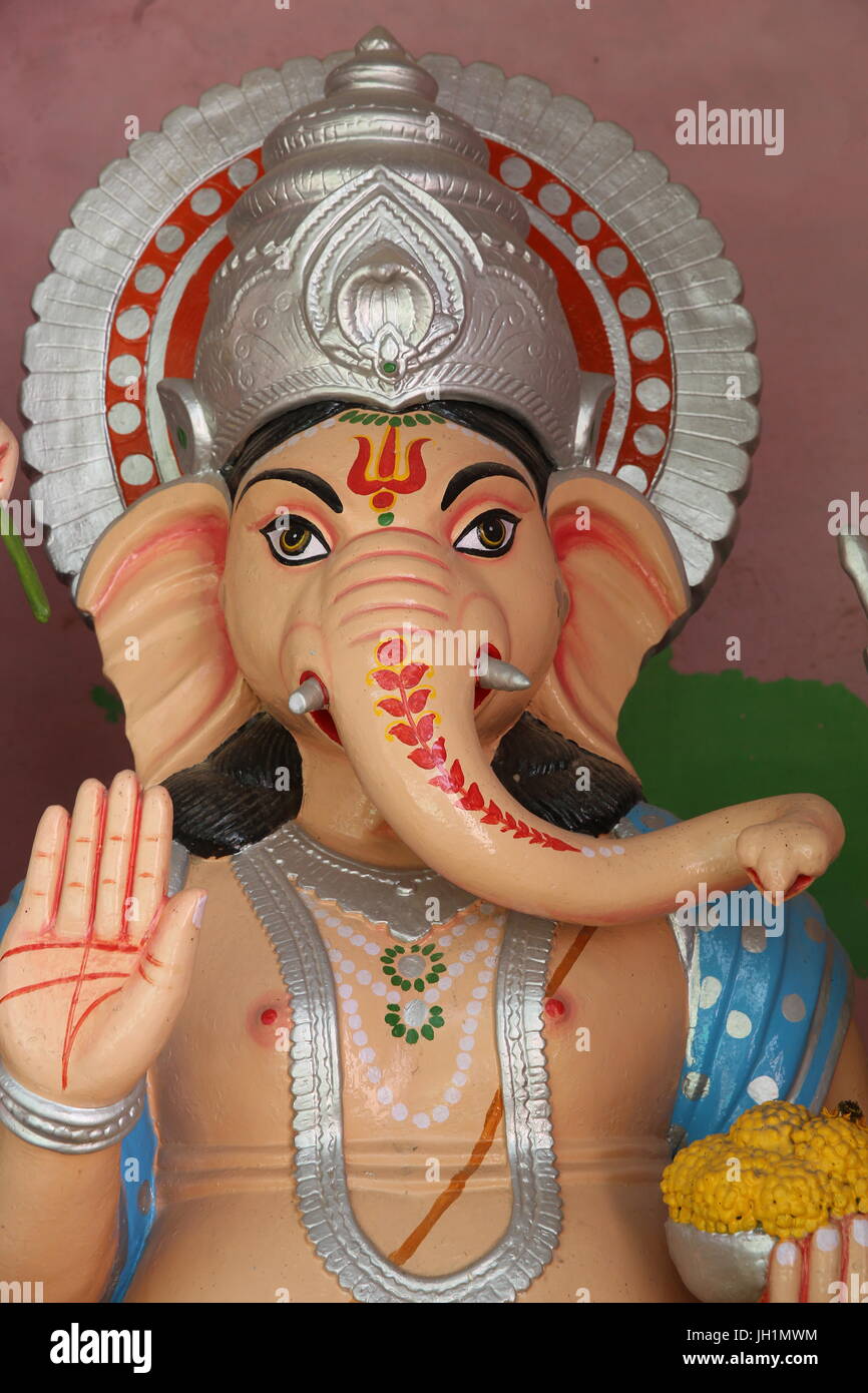 Ganesh murthi in Goverdan. India Stock Photo - Alamy