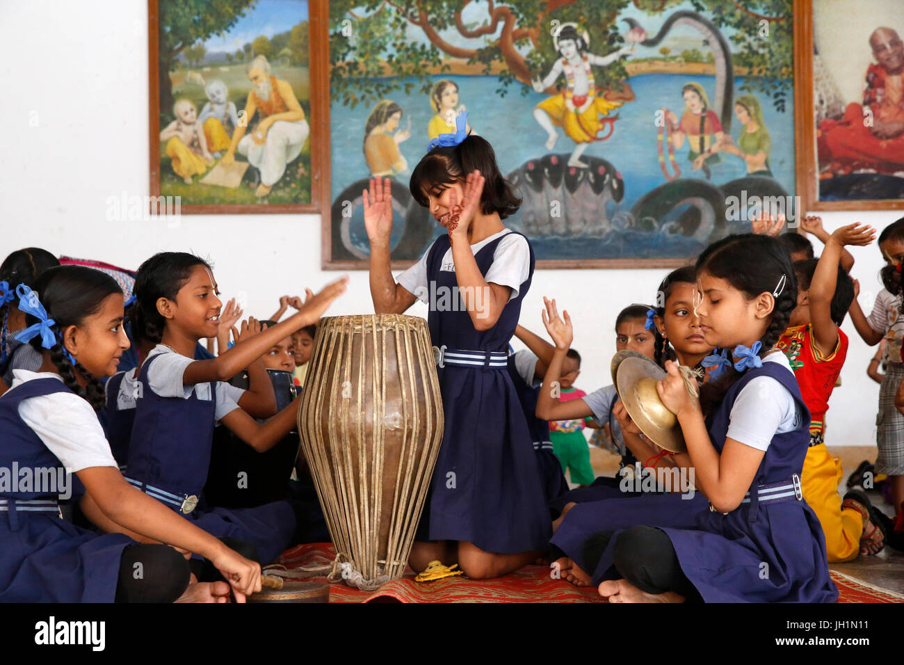 Sandipani Muni School for needy girls run by Food for Life Vrindavan ...