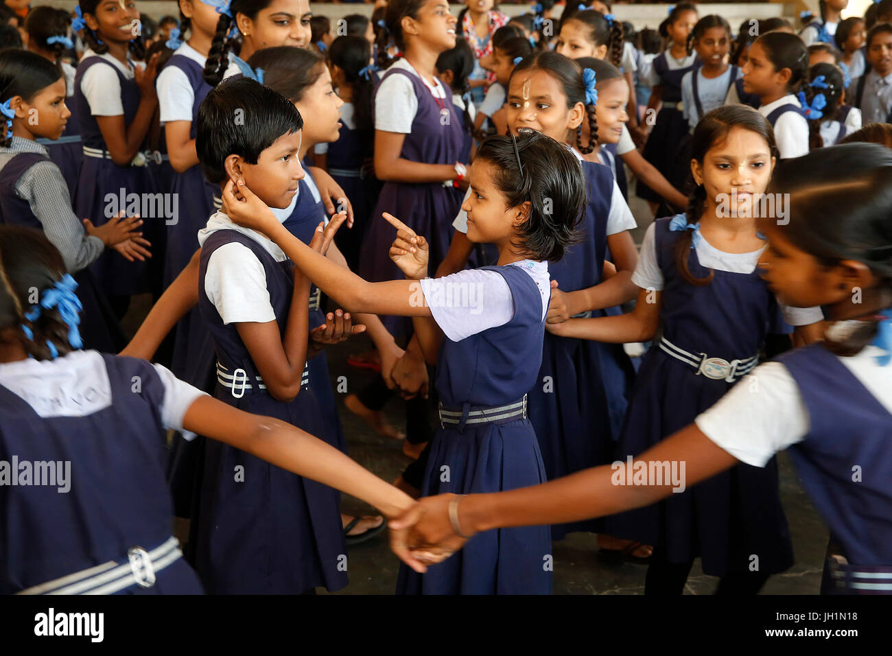 Sandipani Muni School for needy girls run by Food for Life Vrindavan ...