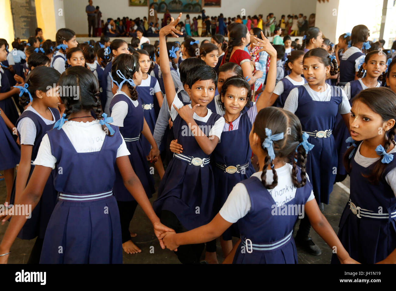Sandipani Muni School for needy girls run by Food for Life Vrindavan ...
