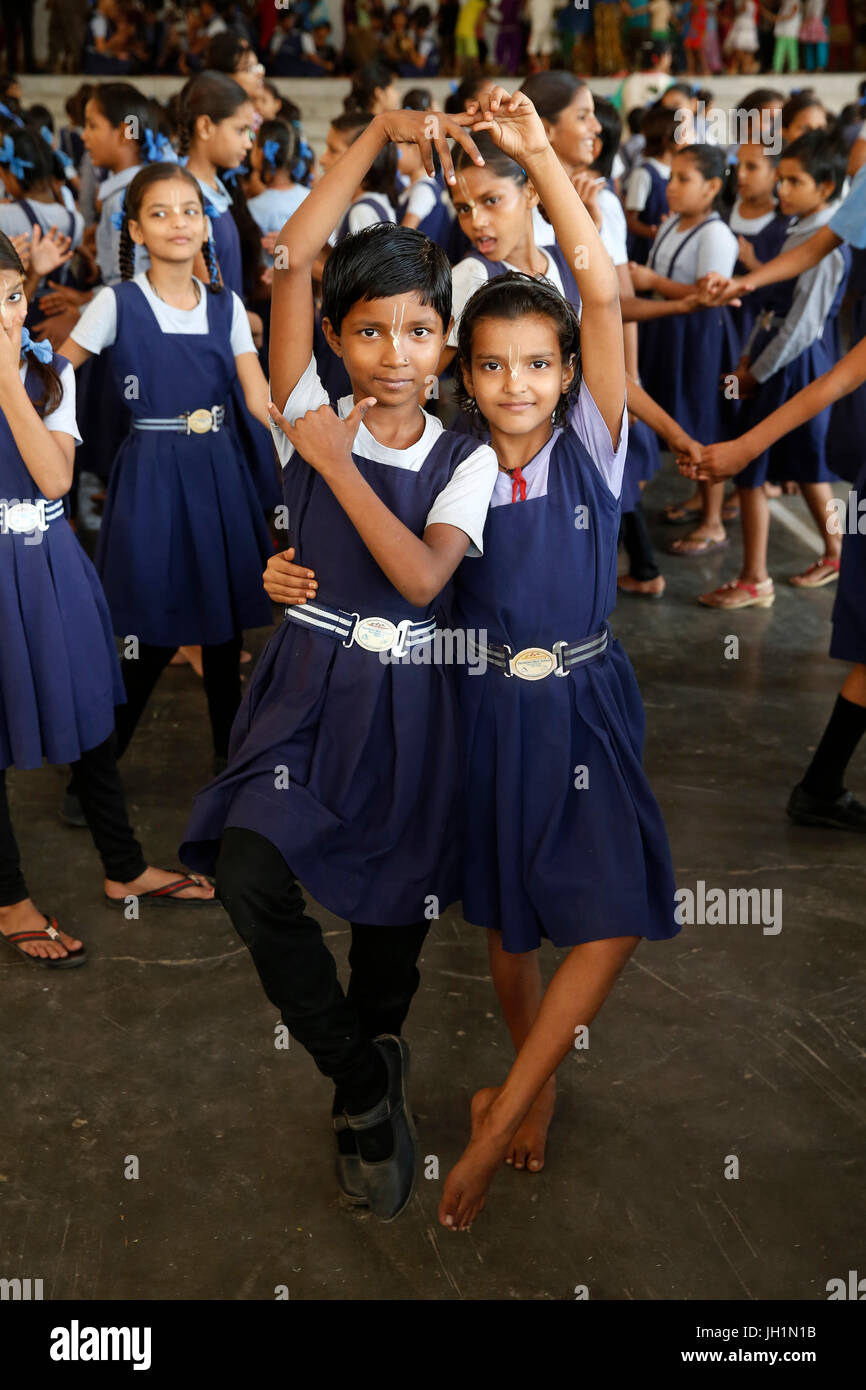 Sandipani Muni School for needy girls run by Food for Life Vrindavan ...