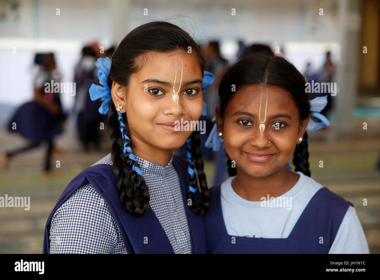 Two school girls uniform hi-res stock photography and images - Alamy