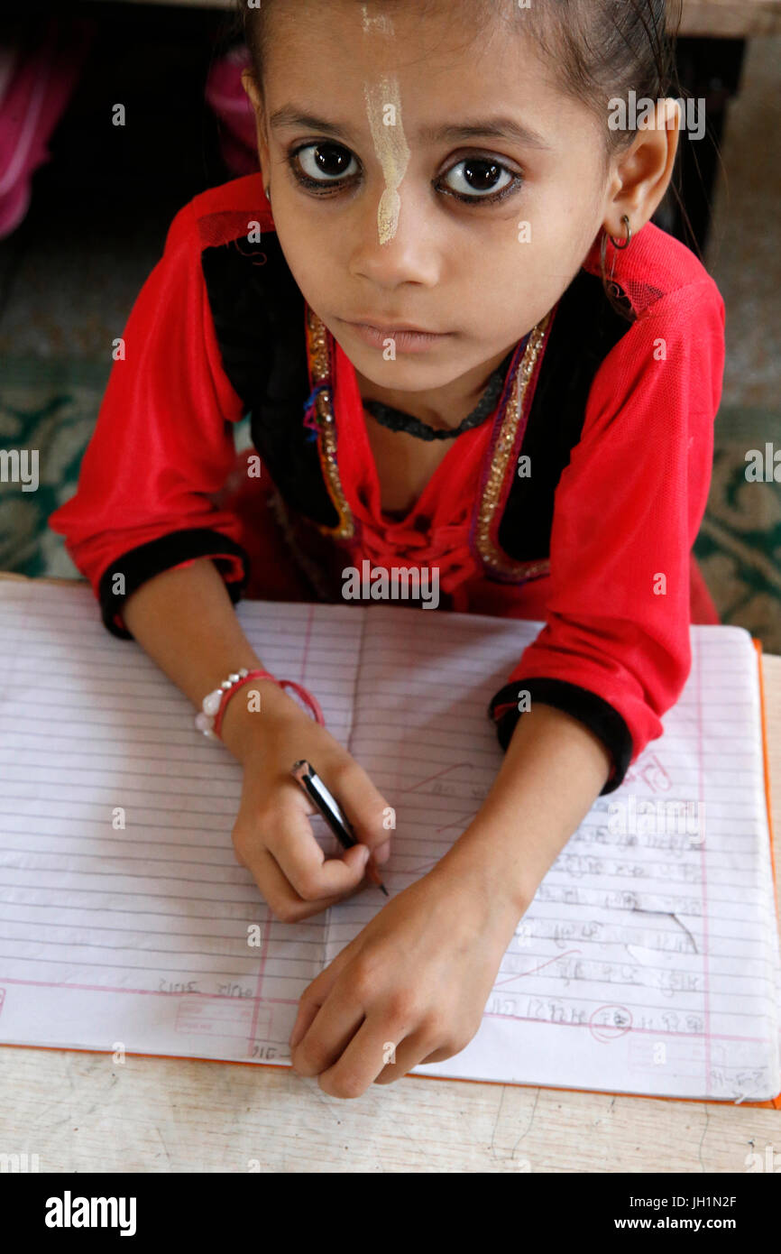 Sandipani Muni School for needy girls run by Food for Life Vrindavan ...