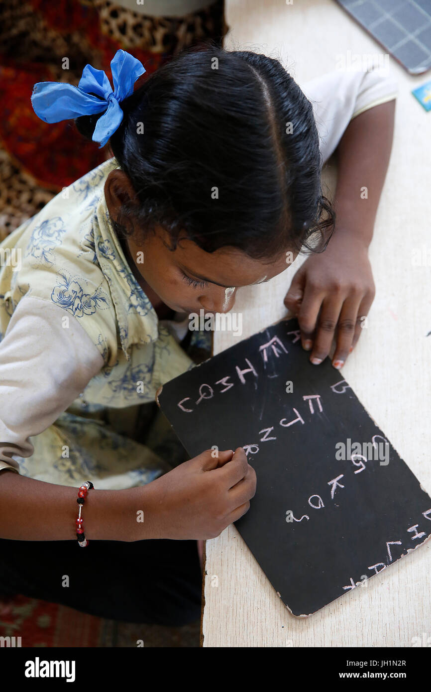 Sandipani Muni School for needy girls run by Food for Life Vrindavan ...