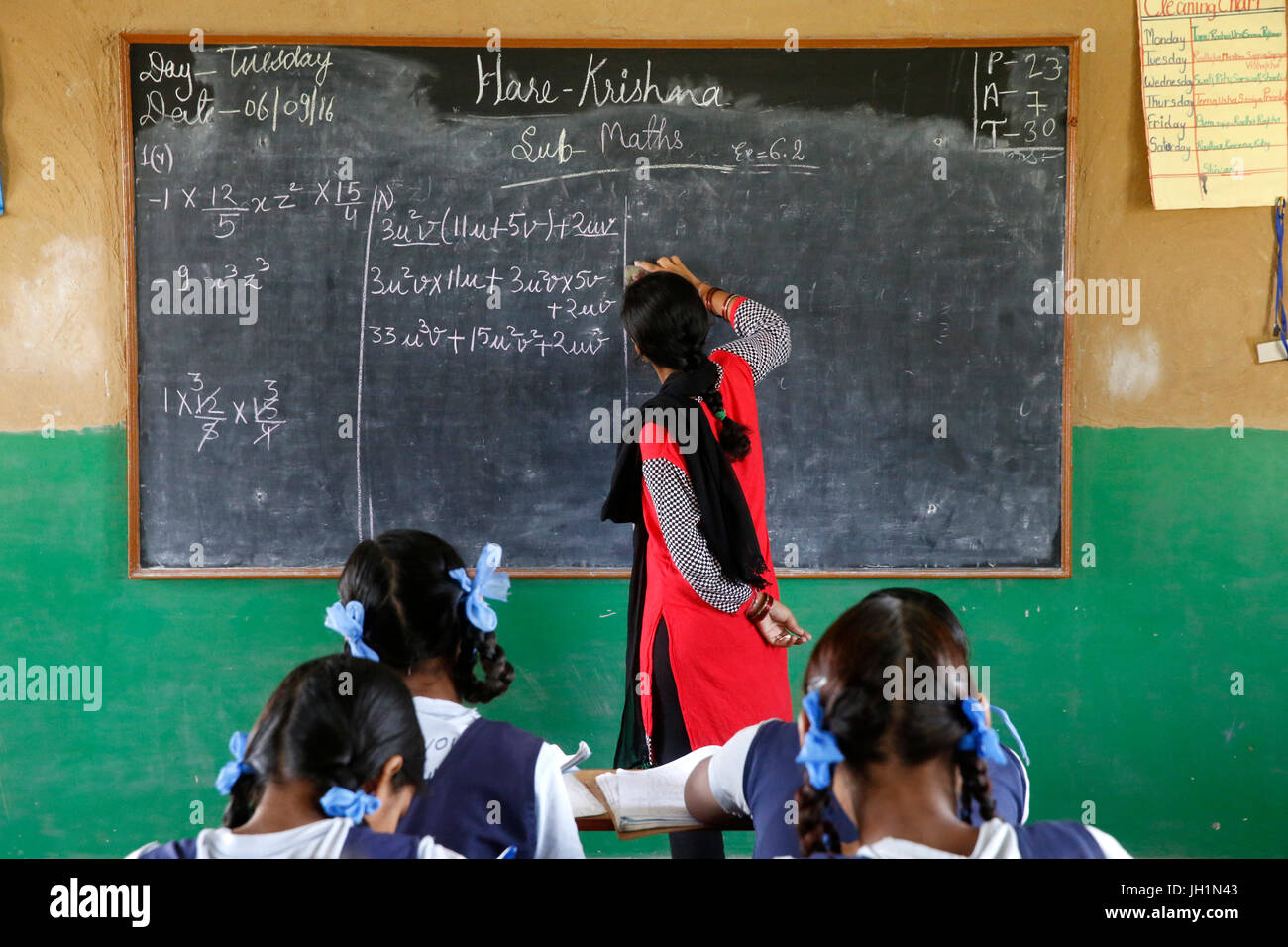 Sandipani Muni School for needy girls run by Food for Life Vrindavan ...