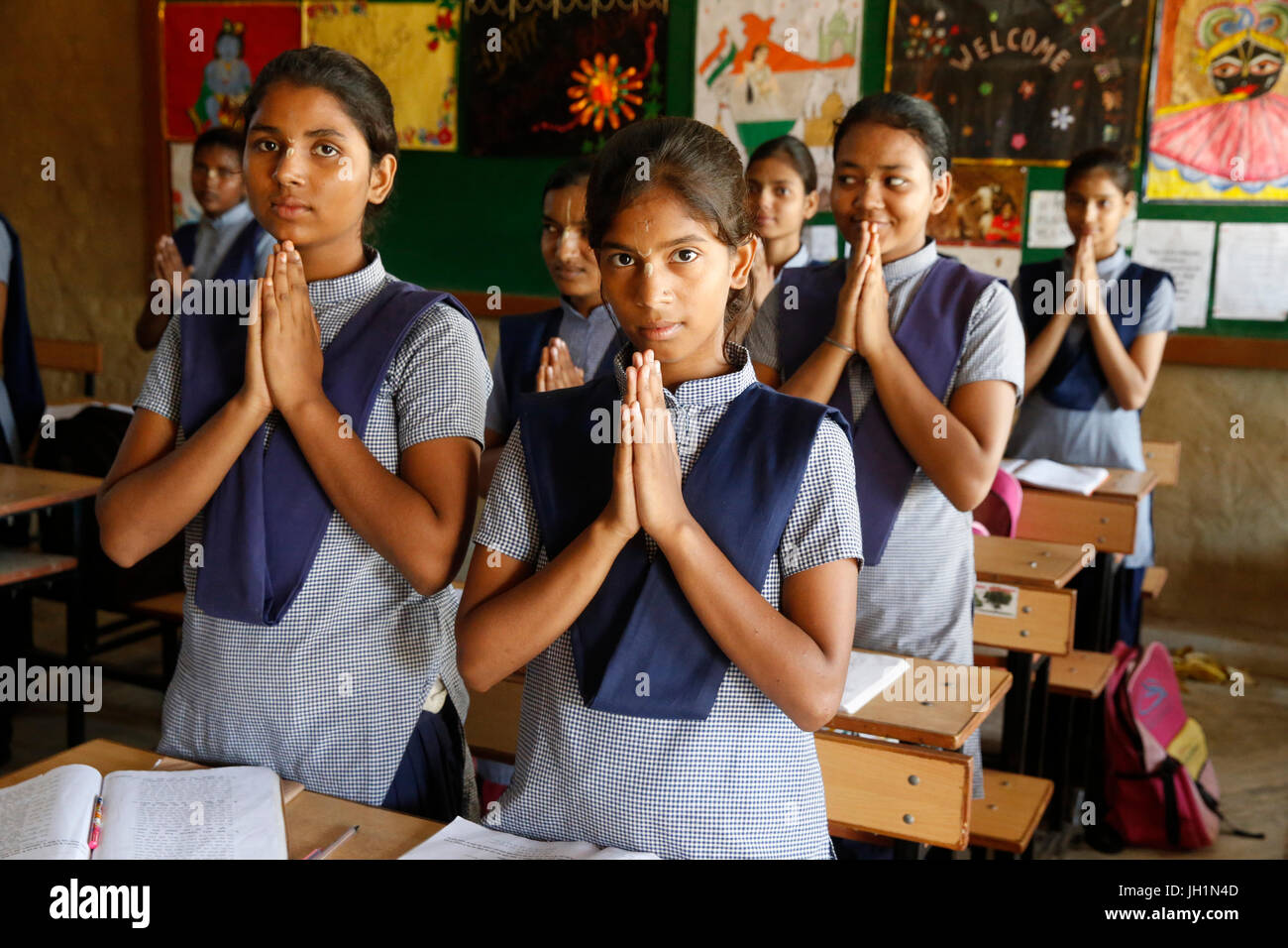 Sandipani Muni School for needy girls run by Food for Life Vrindavan ...