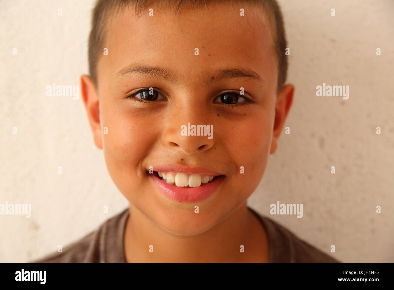 Smiling boy. Italy Stock Photo - Alamy