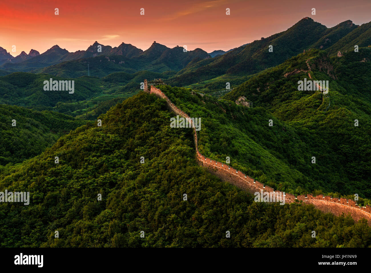 Great wall of China Stock Photo - Alamy