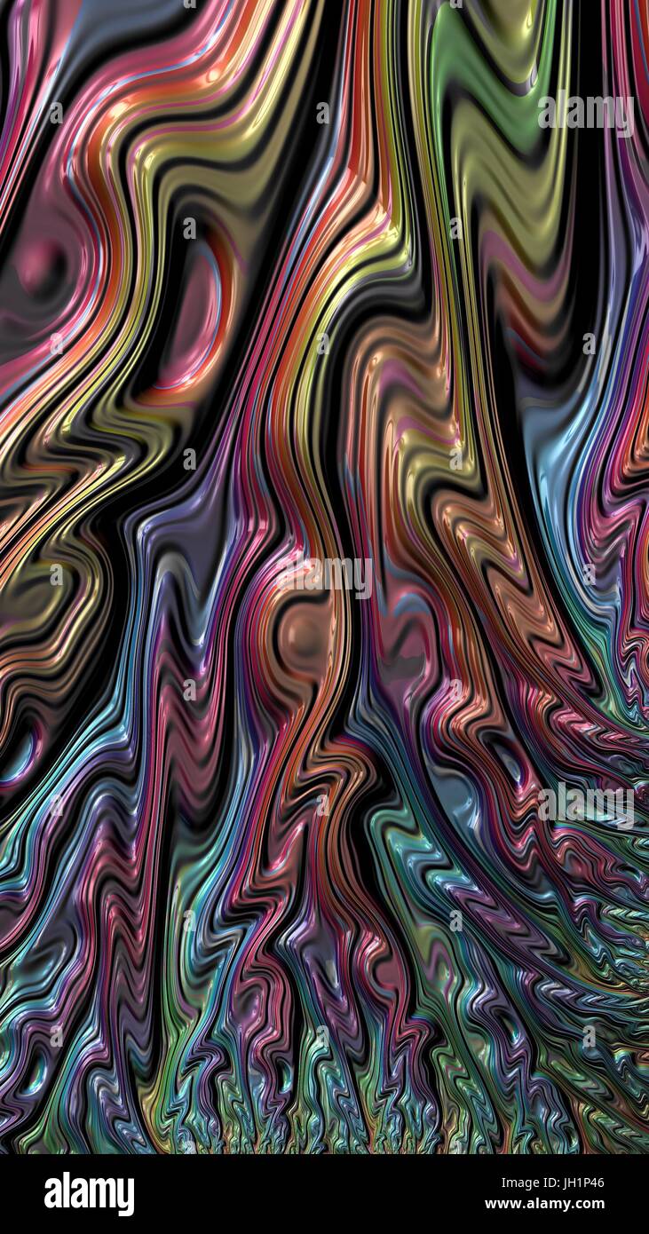 Abstract textured swirl pattern. Bold, colorful 3D illustration Stock ...