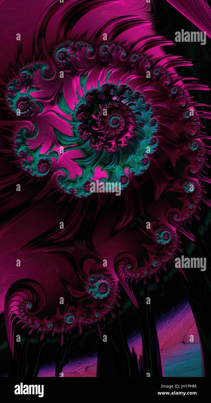 Abstract textured swirl pattern. Bold, colorful 3D illustration Stock ...