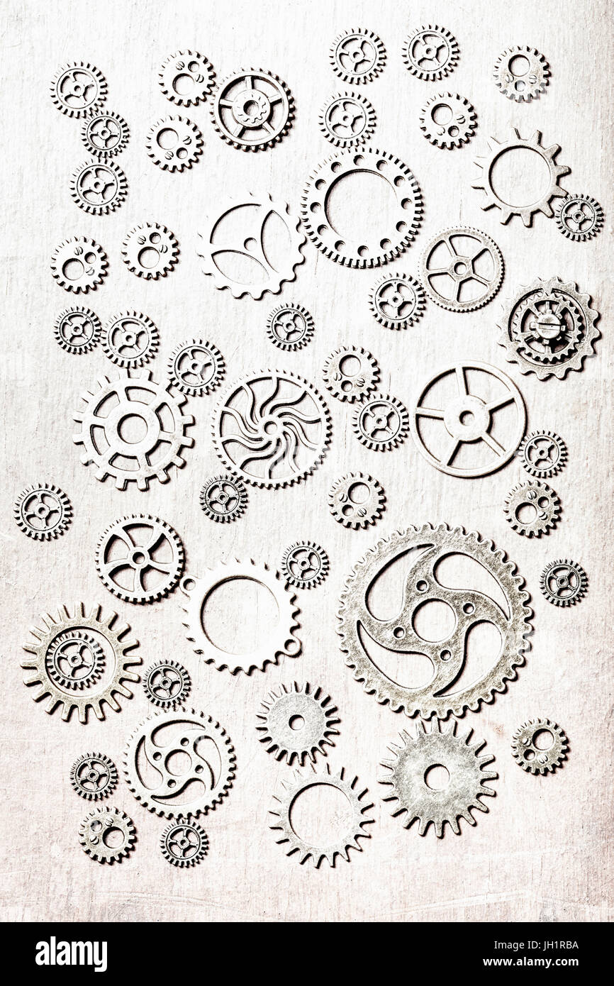 steampunk mechanical cogs gears wheels Stock Photo - Alamy