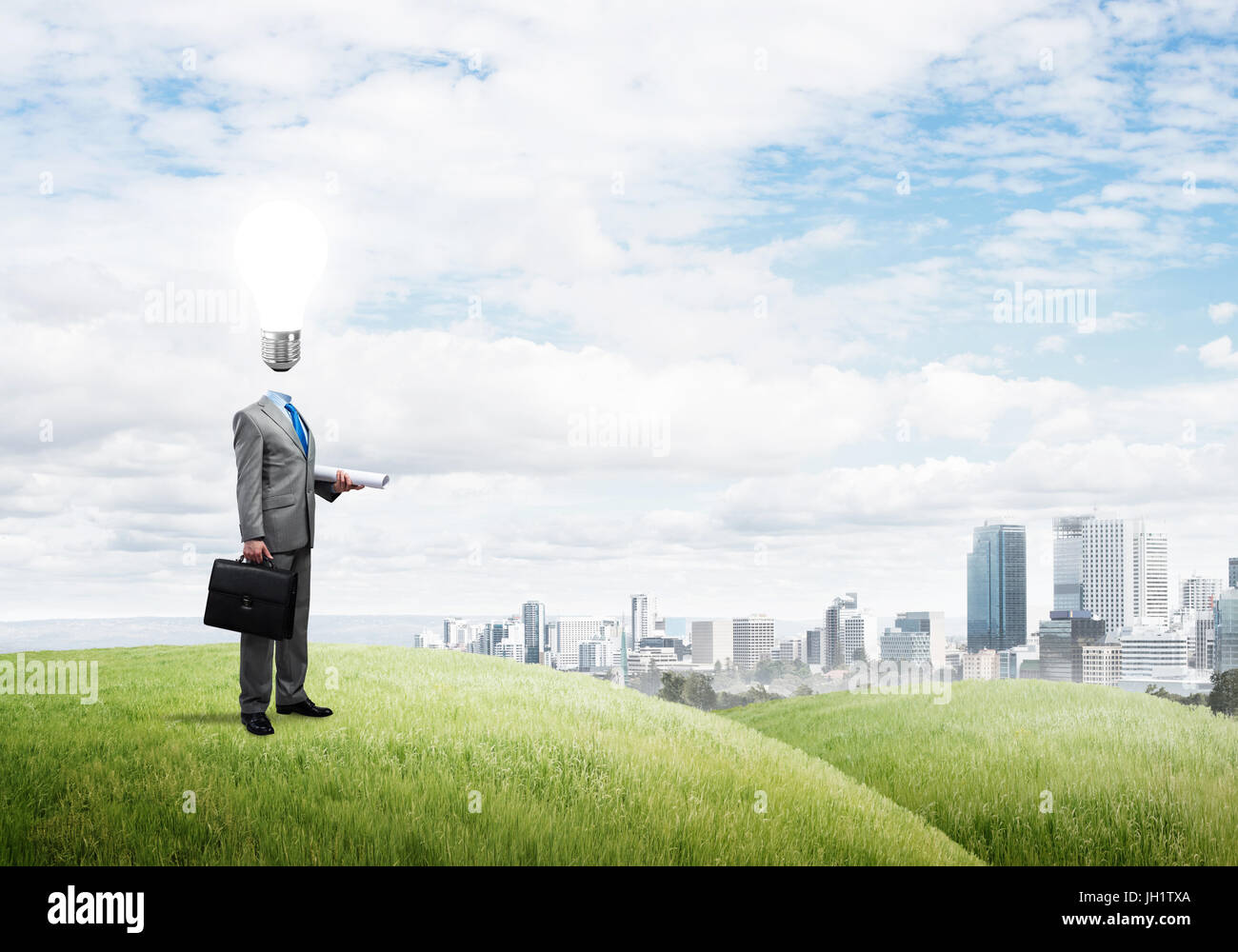 Man of creative ideas Stock Photo - Alamy