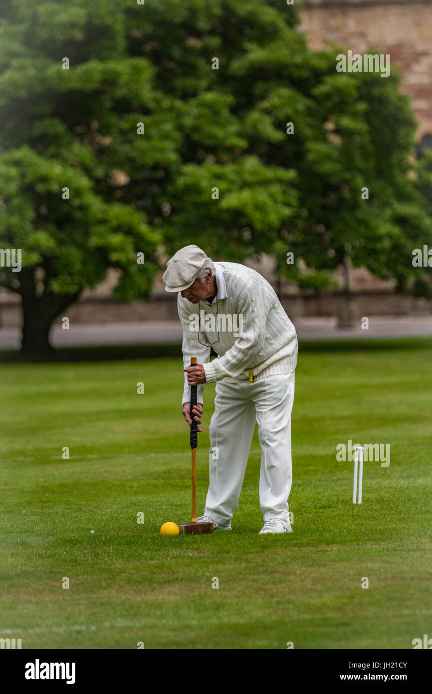 Croquet player hi-res stock photography and images - Alamy