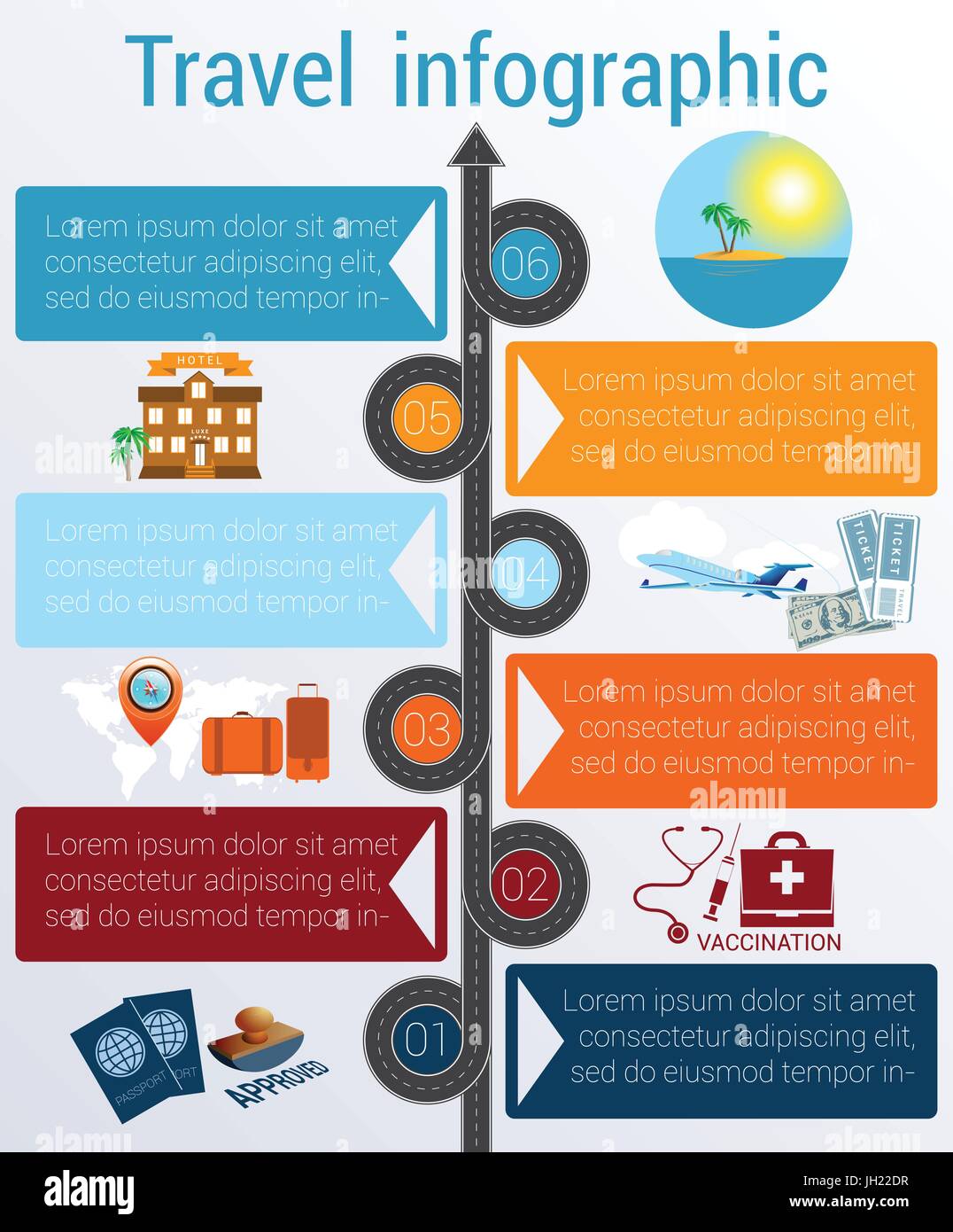 Infographic Travel Template