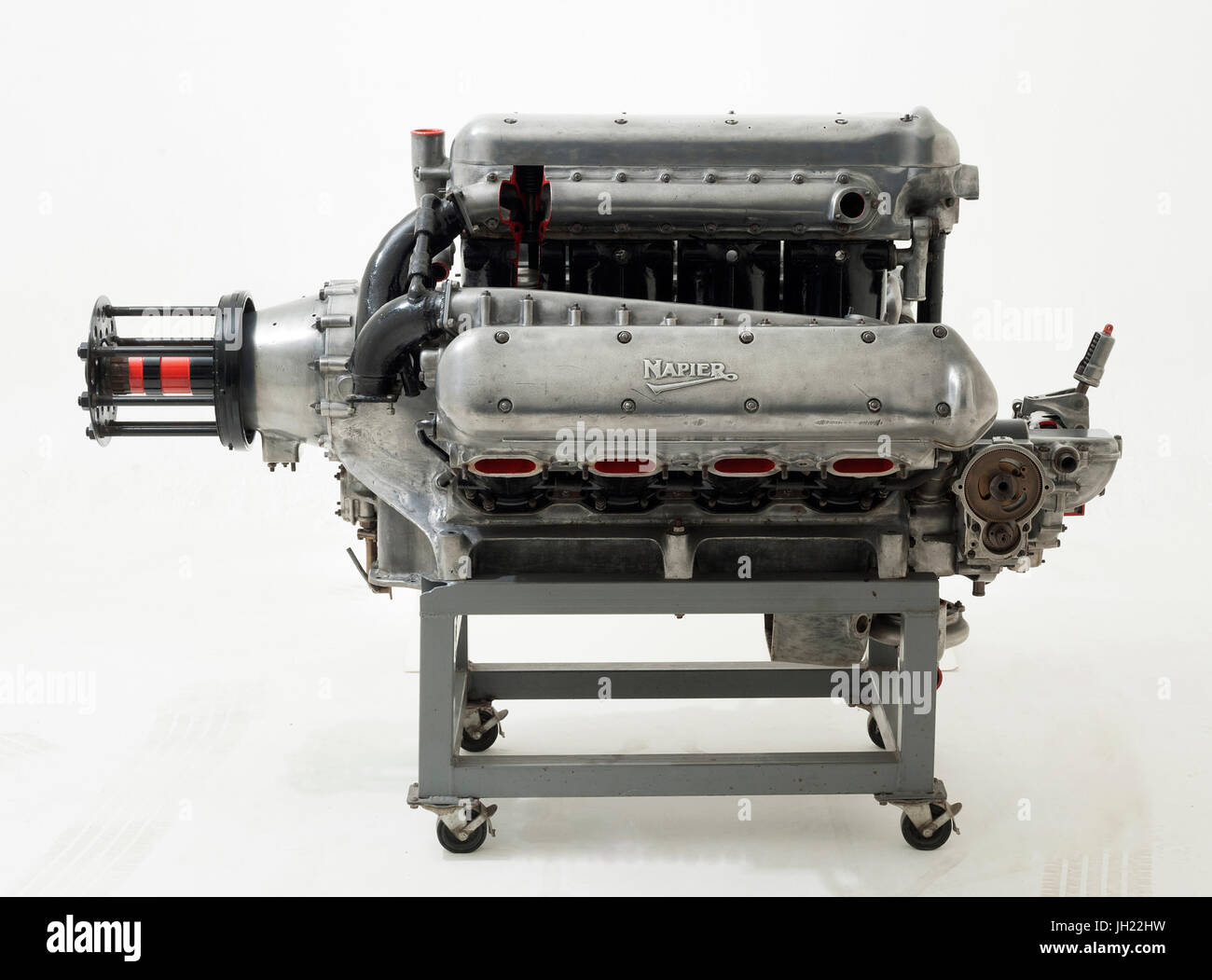 Golden Arrow Napier Lion engine Stock Photo - Alamy